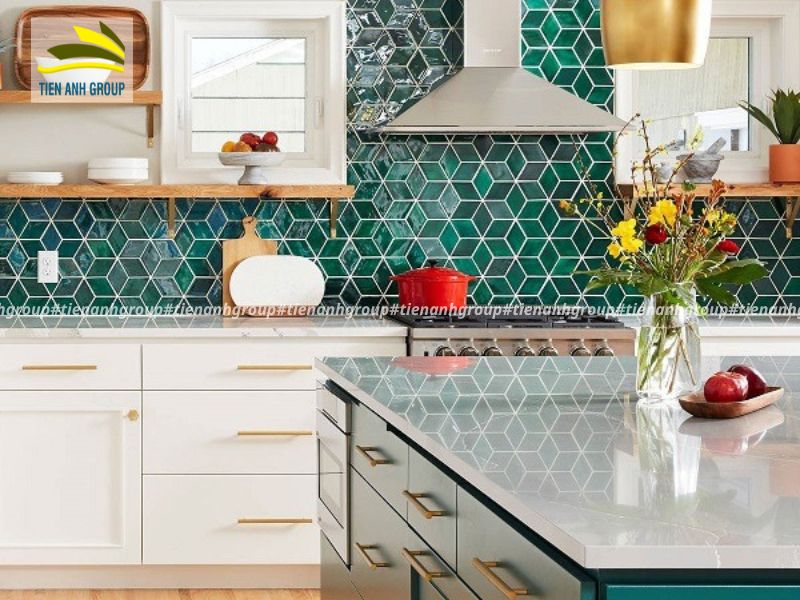 TOP 5 Mẫu Gạch ốp bếp - Lựa chọn hoàn hảo cho không gian