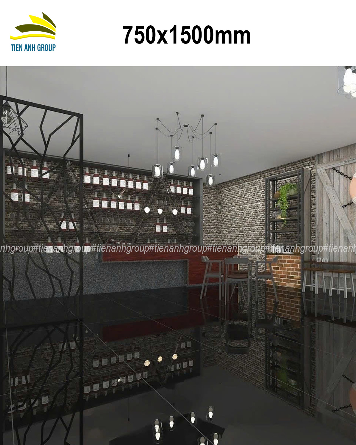 Gạch Vân Đá Marble 750×1500 0106 - Tiến Anh Group